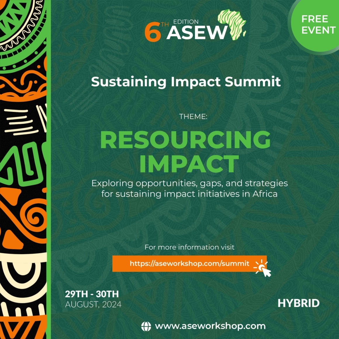 Theme Announcement African Social Enterprise Workshop Asew